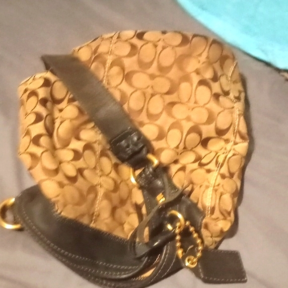 Coach | Bags | Coach Tan And Brown Hobo Bag | Poshmark